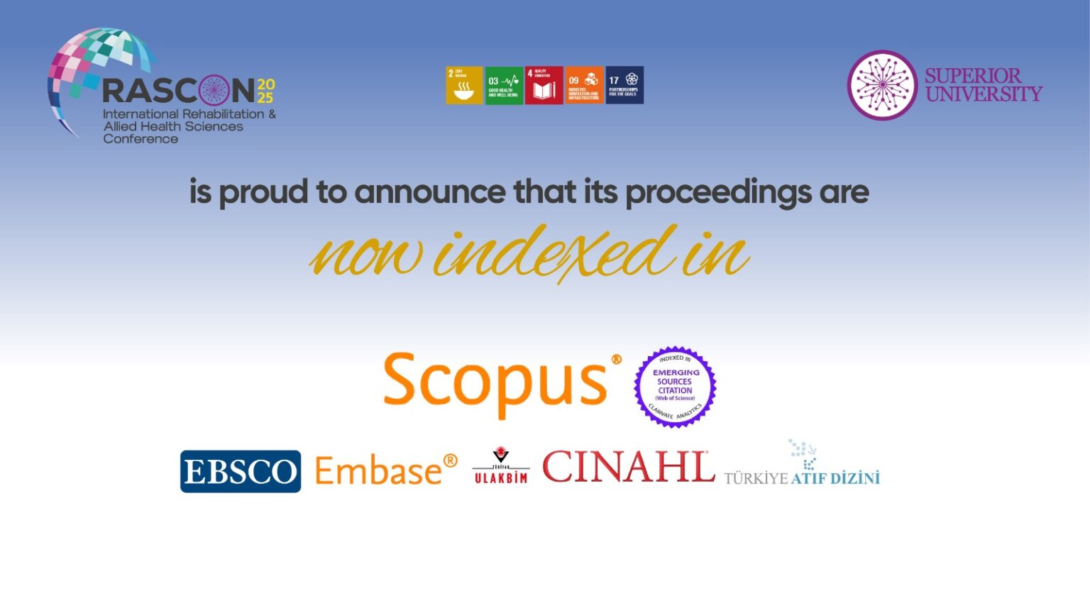 3rd International Rehabilitation & Allied Health Sciences Conference ...